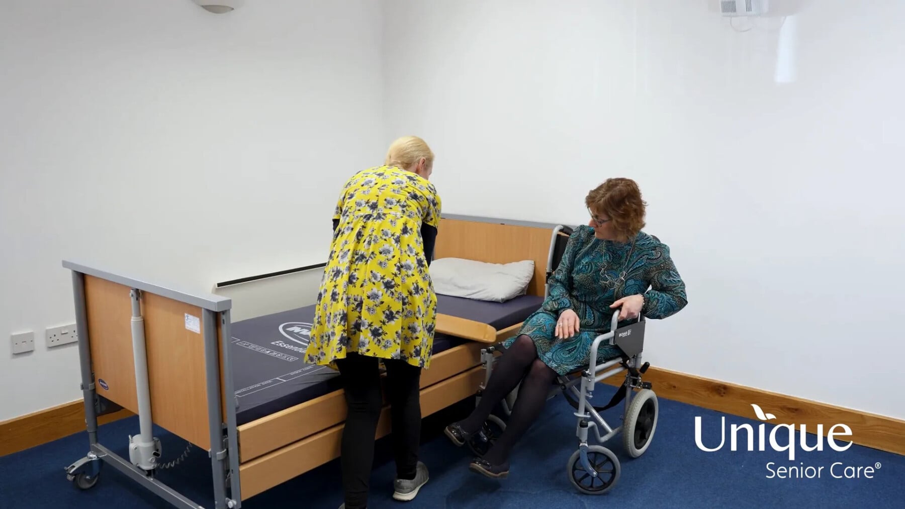 Safe Bed-to-Wheelchair Transfer with Board | Unique Senior Care