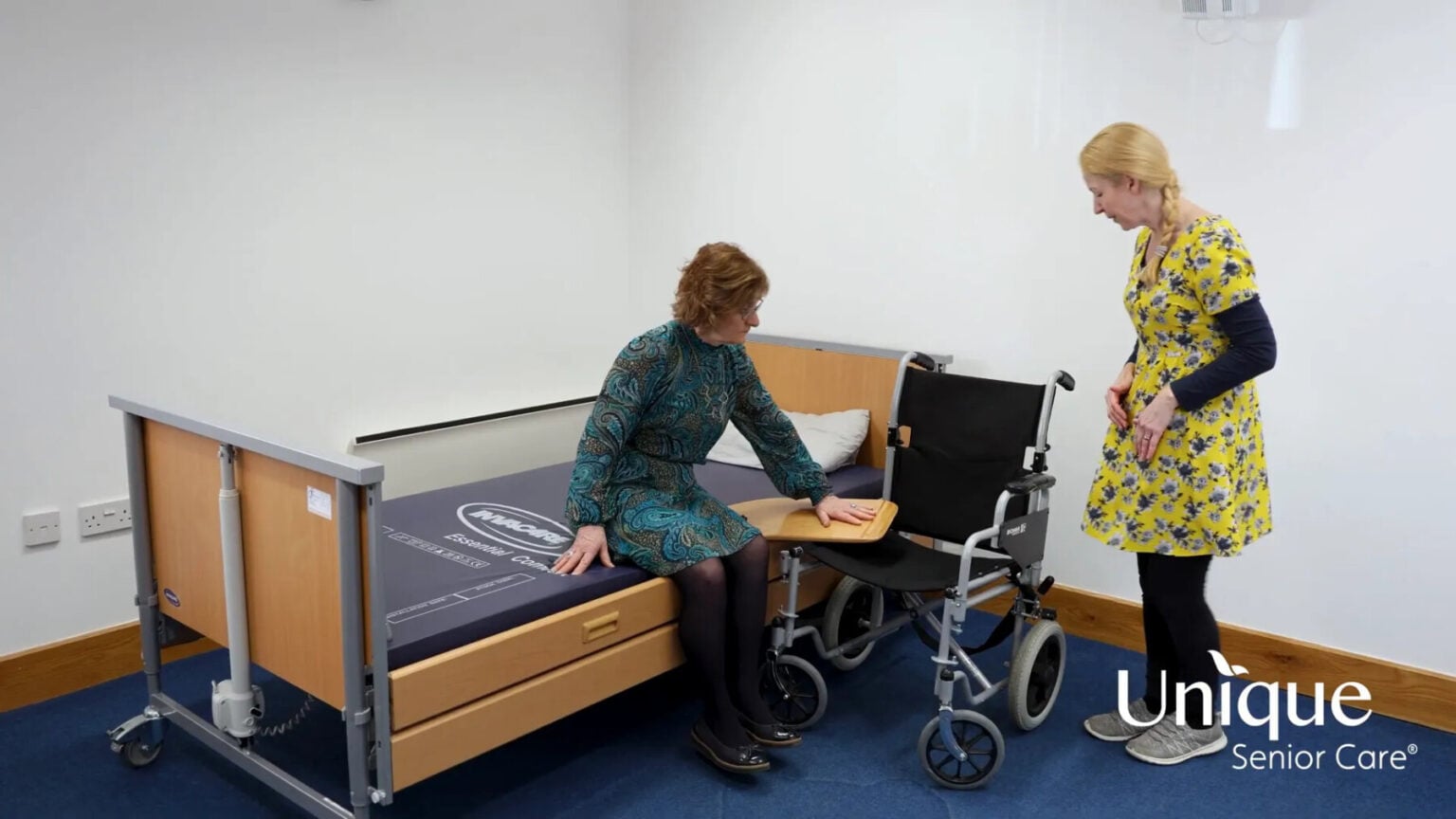 Safe Bed-to-Wheelchair Transfer with Board | Unique Senior Care